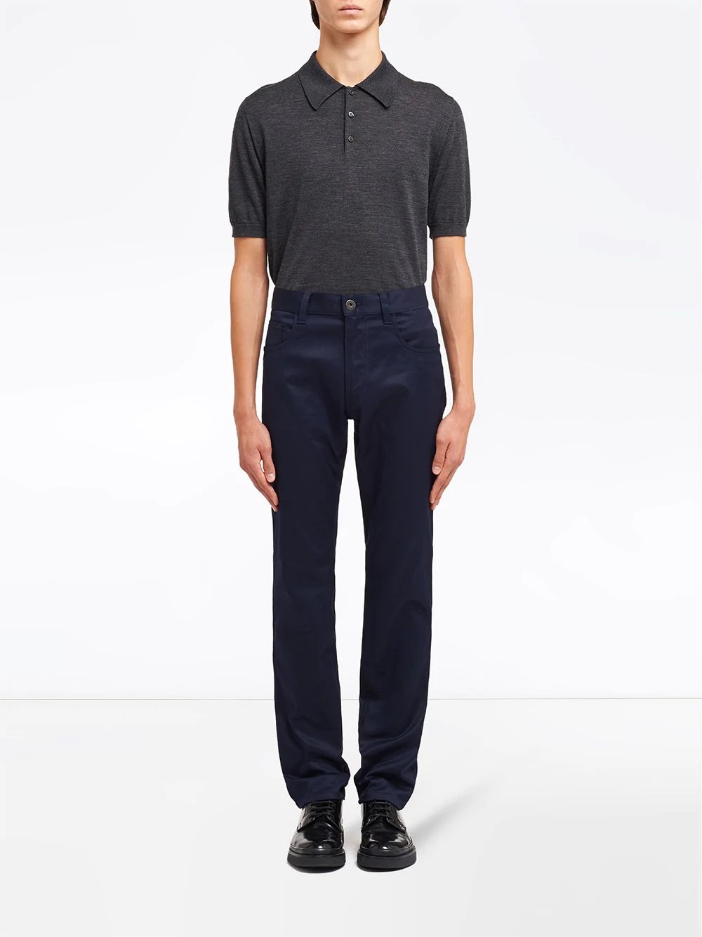 PRADA Prada Stretch Drill Five-Pocket Trousers